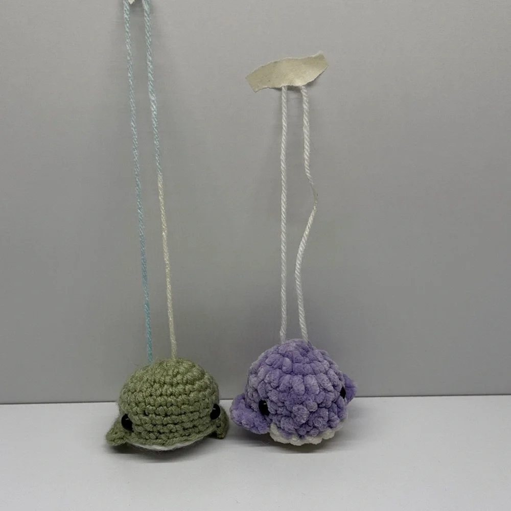 Accents | Small Handmade Crochet Whales Made By My Talented 12 Yr Old ...